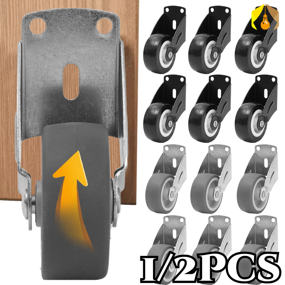 1/2Pcs High Quality Durable Home Table Chair Sofa Fixed Castor- Mini ...