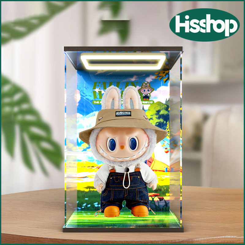 Model cabinet,POPMART labubu box,the model box has light | Shopee ...