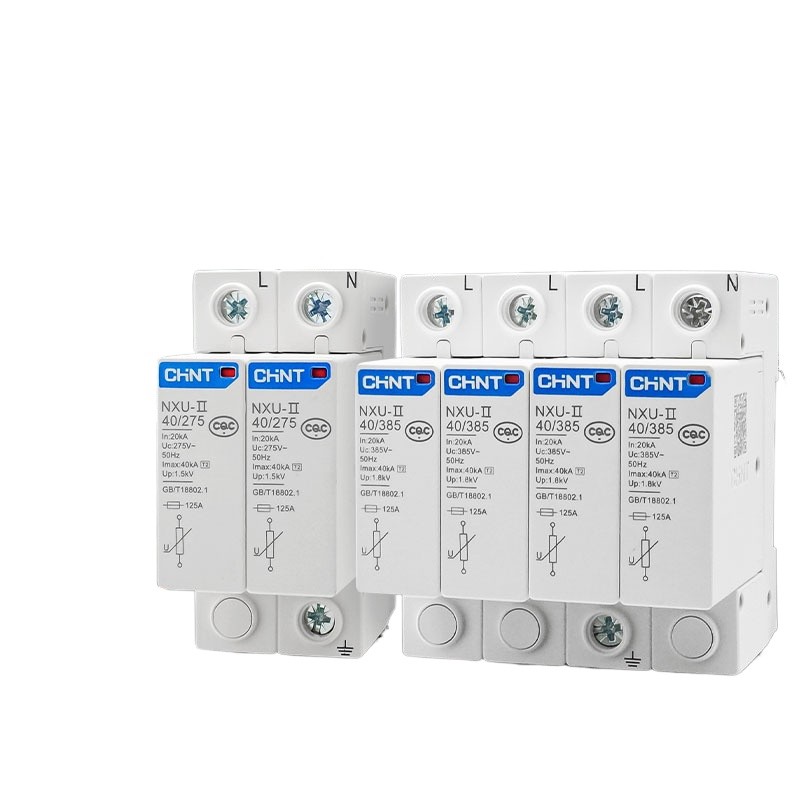 Chint lightning protection surge protector 2P power arrester household ...