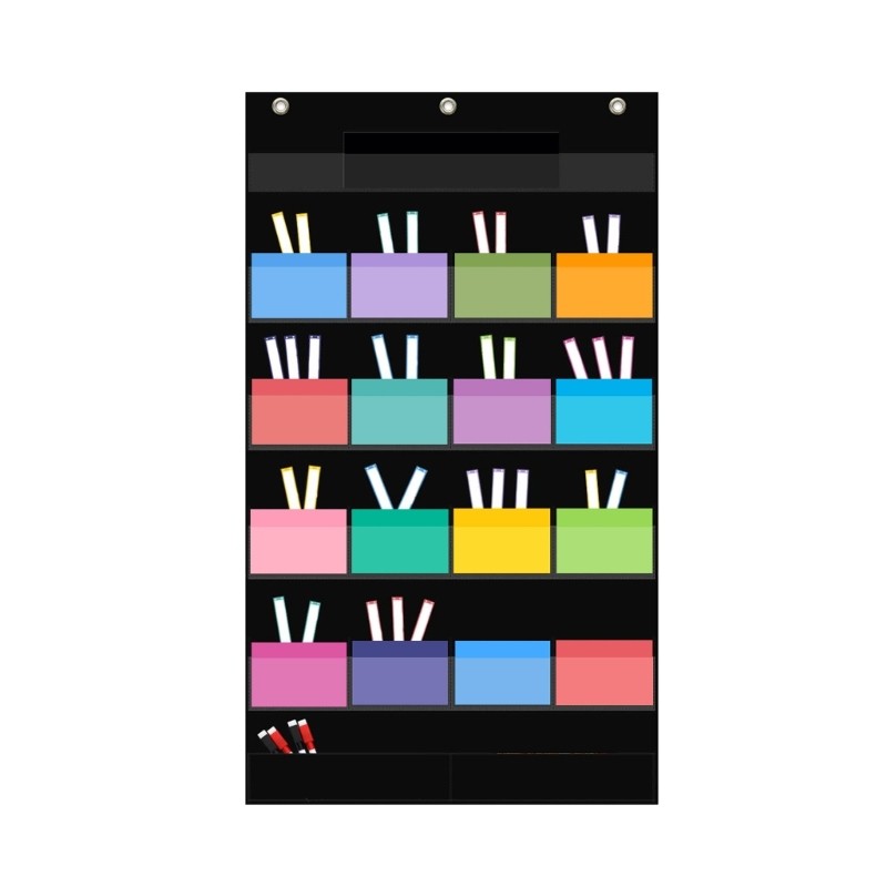 love* 18 Pocket Calendar Chart Daily Chore Chart Classroom Monthly ...