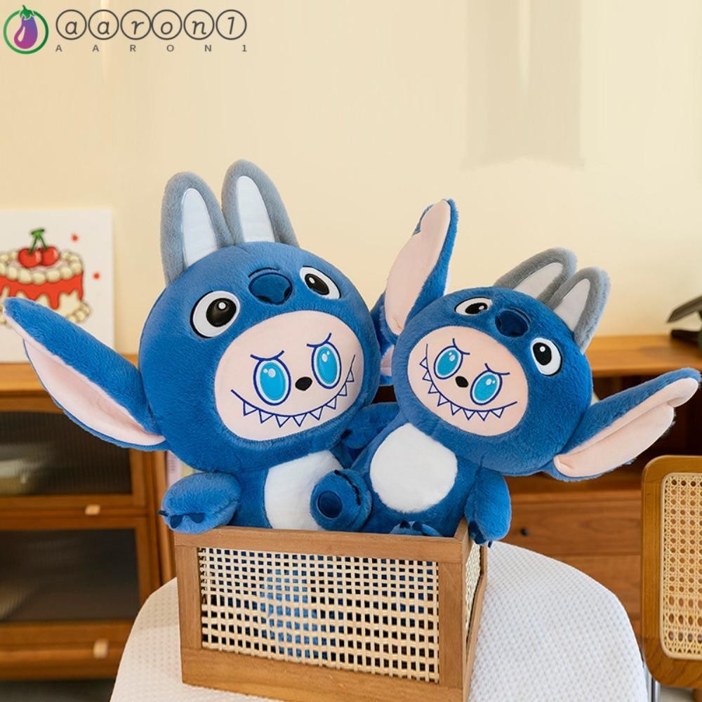 AARONB Labubu Plush Stuffed Doll, Stitch Dress Up Labubu Time Plush Toy ...