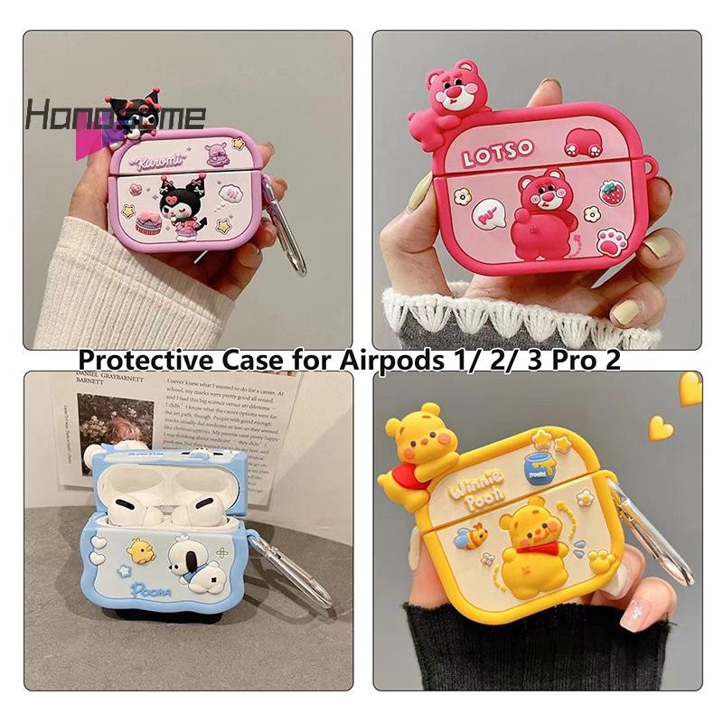 Handsome- Lotso Winnie Pooh Headset Case For Airpods 1 2 3 Protector ...