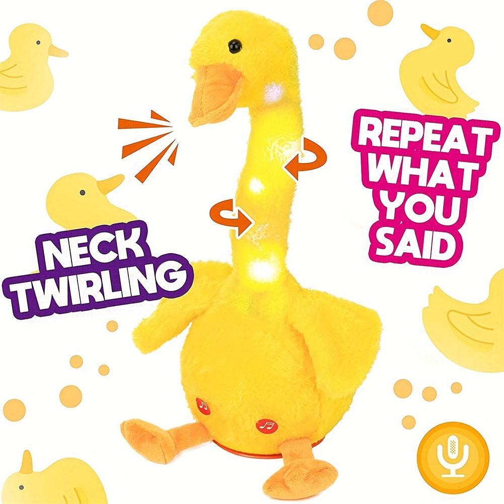 Duck Plush Toys That Learn To Speak Dance Sing Twisting Tongue Learning ...