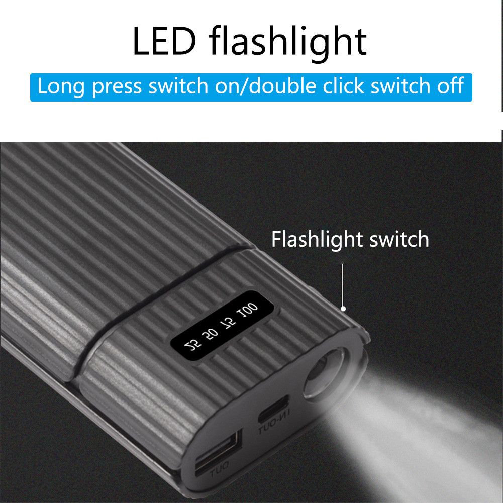 DIY Power Bank Kit Box Case 18650/18700/20700/21700 Battery Charger Adapter [avene.ph] | Shopee ...