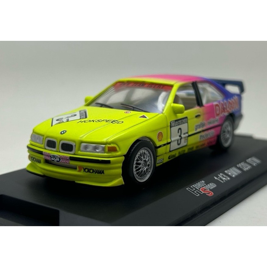 Ready Stock Highspeed 1: 43 BMW 320i STW E36 M3 GTR ADAC 1993 Alloy Car ...