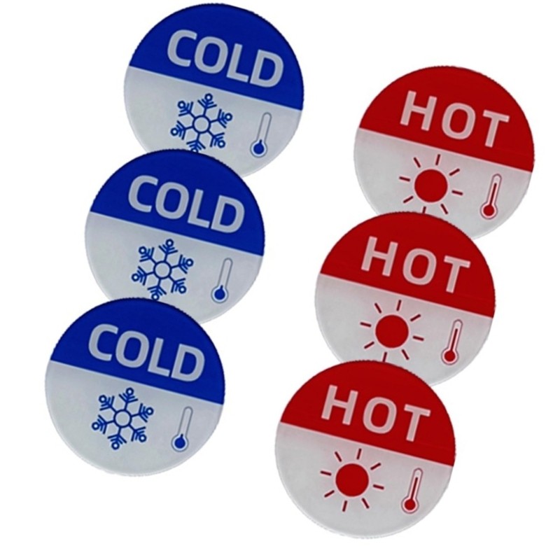 HL Square Labels User Friendly Stickers Practical Usage 6pcs for Hot ...