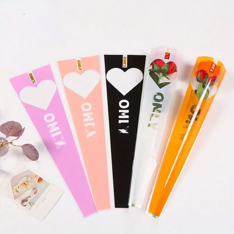 Pembalut Bunga Wrap 50pcs/pack DIY Single Flower Rose Baby Breath ...