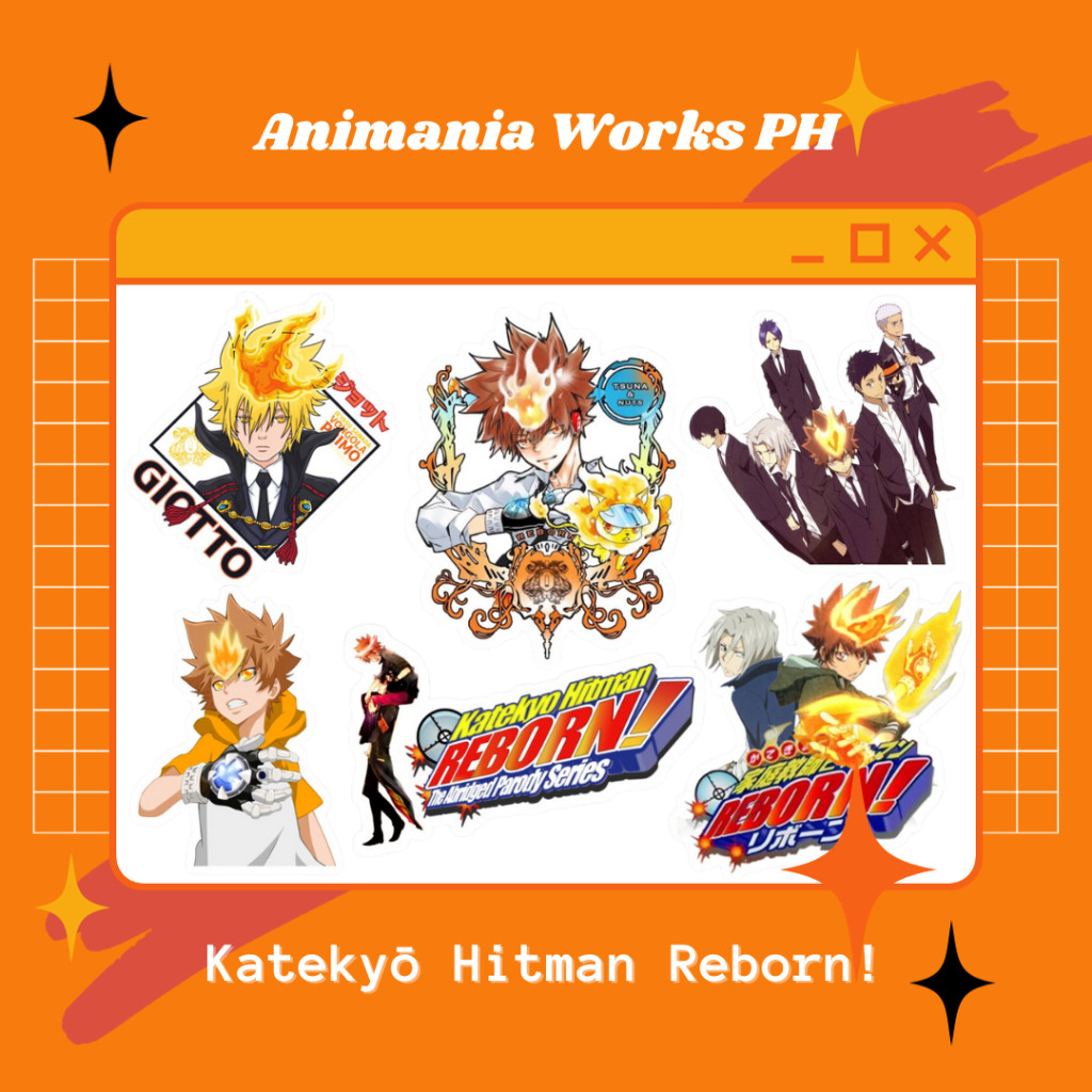 Anime Stickers Katekyō Hitman Reborn! Sticker Collection Vinyl ...