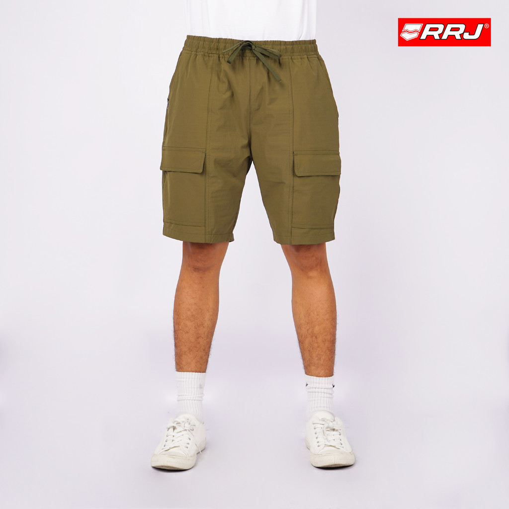 RRJ Men's Basic Non-Denim Cargo Short Regular Fitting Mid-rise 155193 ...