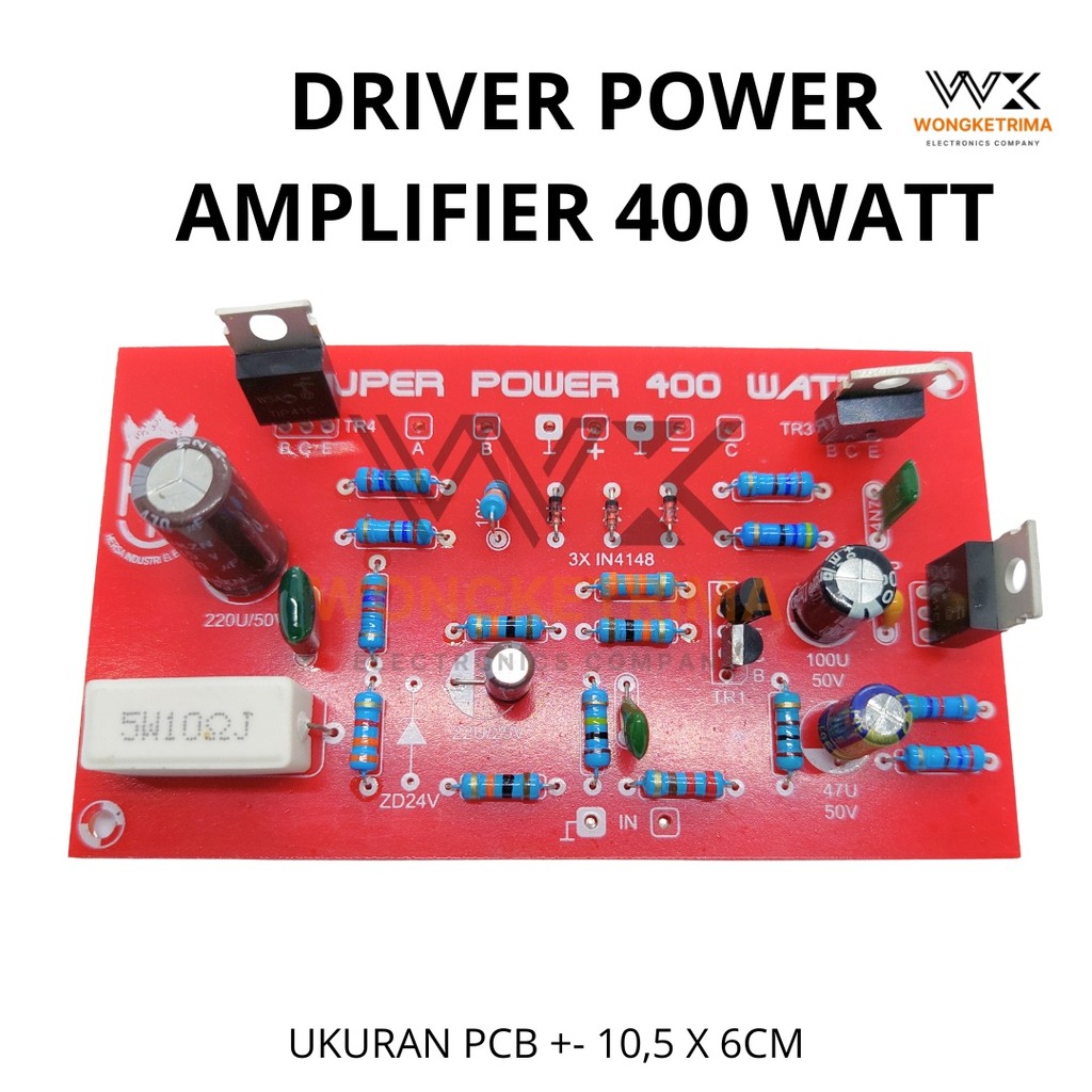 DRIVER AMPLIFIER 400W SAFARI KIT 400 WATT MONO DRIFER POWER AMPLIFIER ...