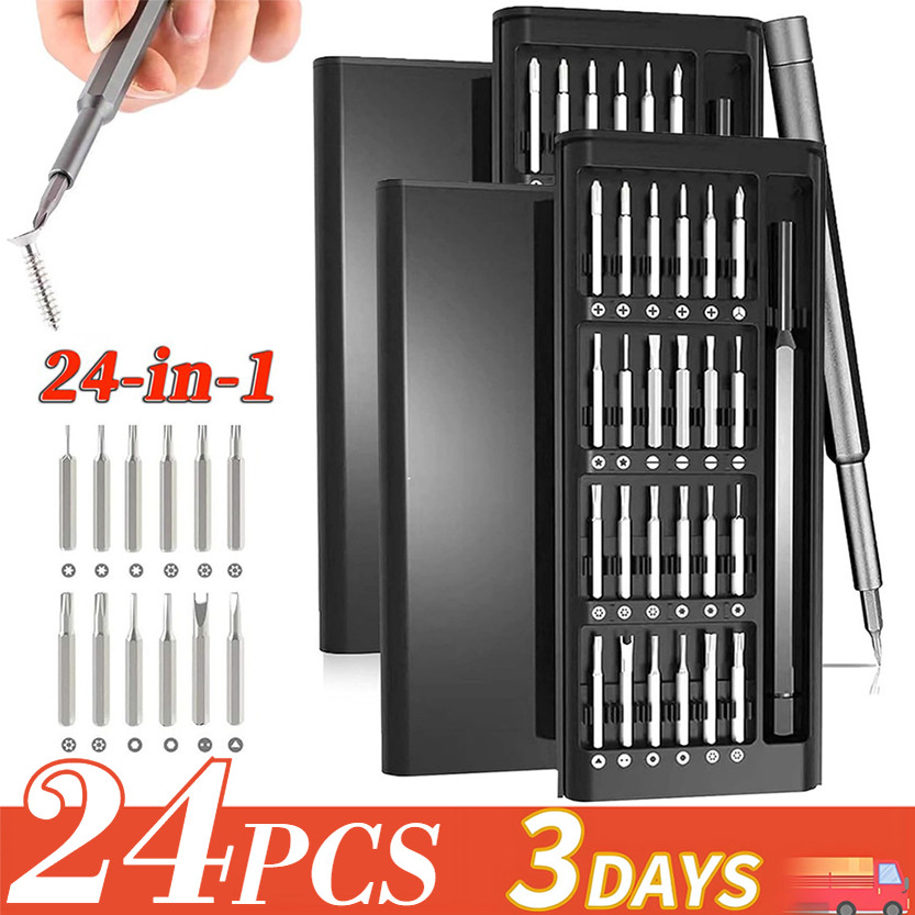 24-In-1 Premium Precision Screwdriver Set / Mini Magnetic Screw Driver ...