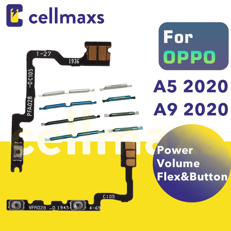 For OPPO A5 2020 A9 2020 Power On Off Volume Flex Button CPH1931 ...