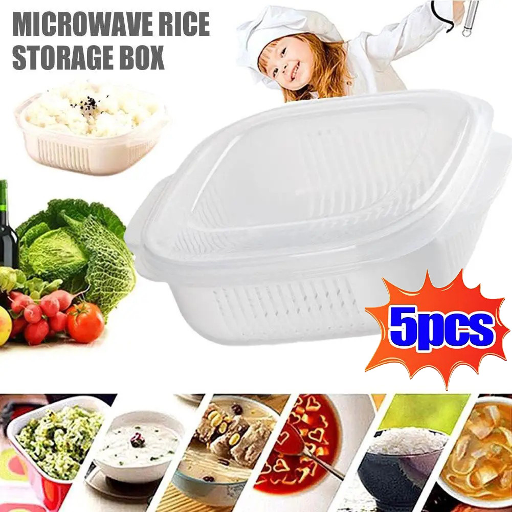 Portable Lunch Box Rice Preserve Sub-packaging Storage Box - Food ...