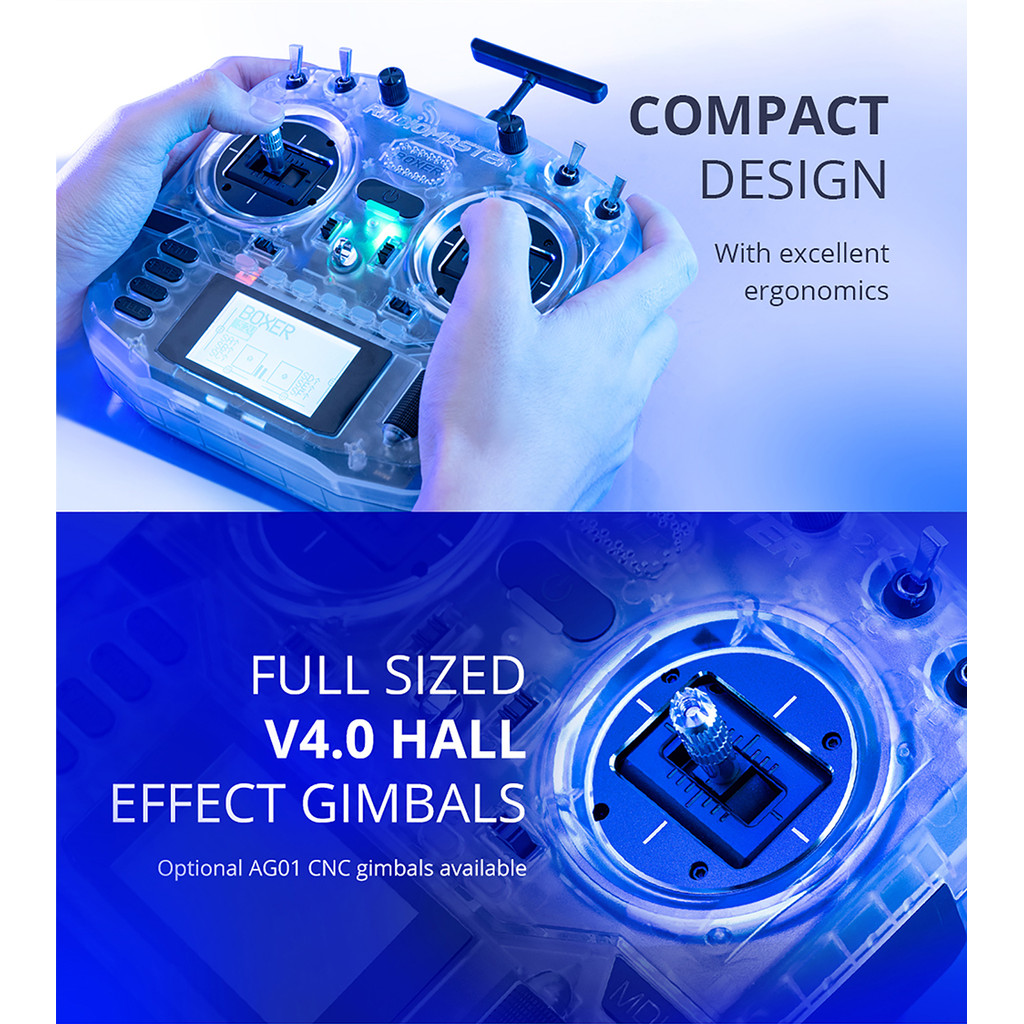 RadioMaster Boxer Radio Transmitter 2.4G 16CH ExpressLRS High Precision ...