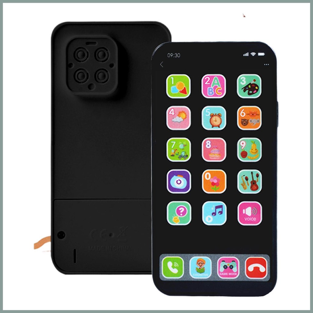 Toy Cell Phone Simulated Touch Screen Toy Phones with Lights and Sound ...