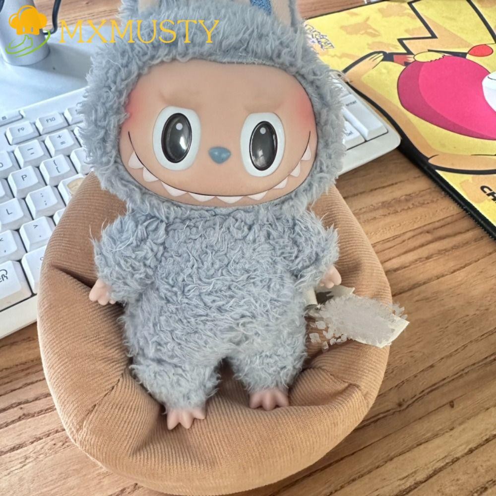 MXMUSTY Labubu Sofa Accessories, Lazy Sofa Cartoon Labubu Doll Toy ...