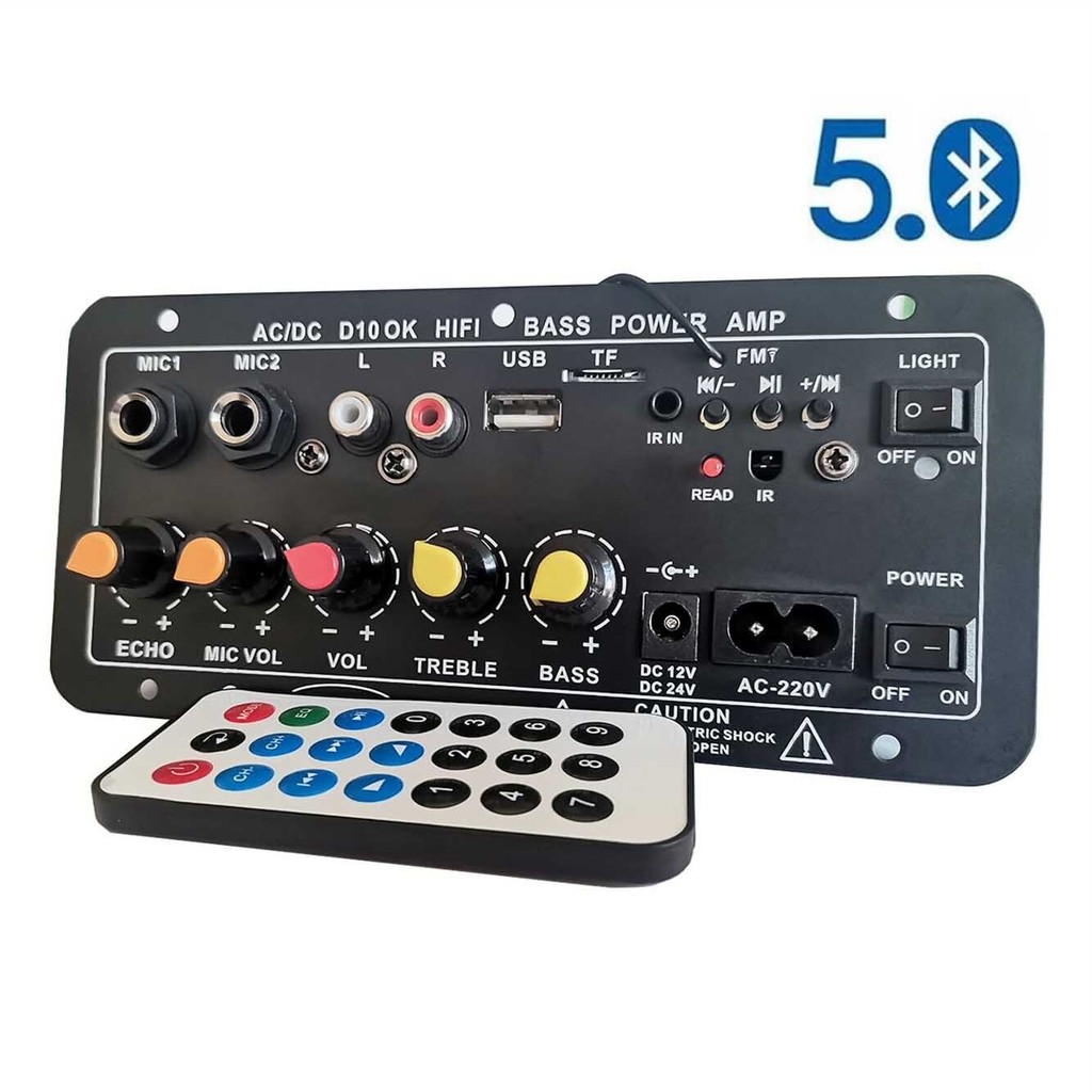 Digital card Bluetooth home car with reverb can connect to MIC card ...