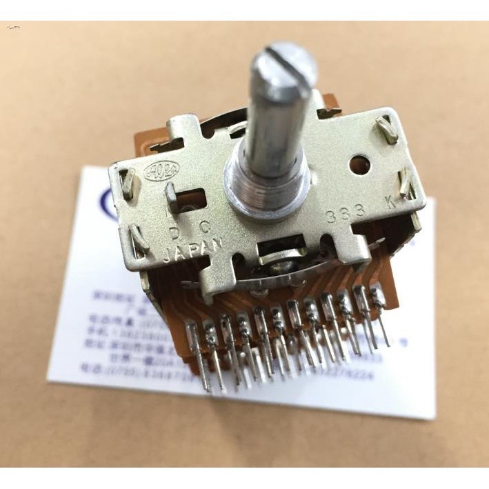 ALPS Japan 94V-1 rotary band switch 24 positioning 4 knives 11 gears ...