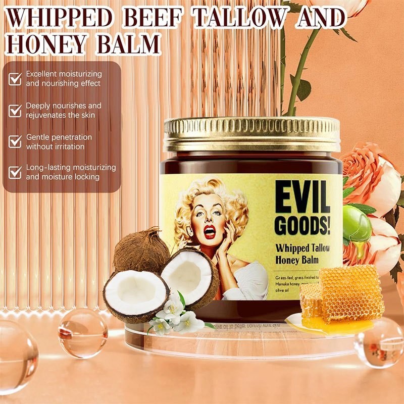 Magical EVIL GOODS: Whipped Beef Tallow Honey Balm for Ultimate ...