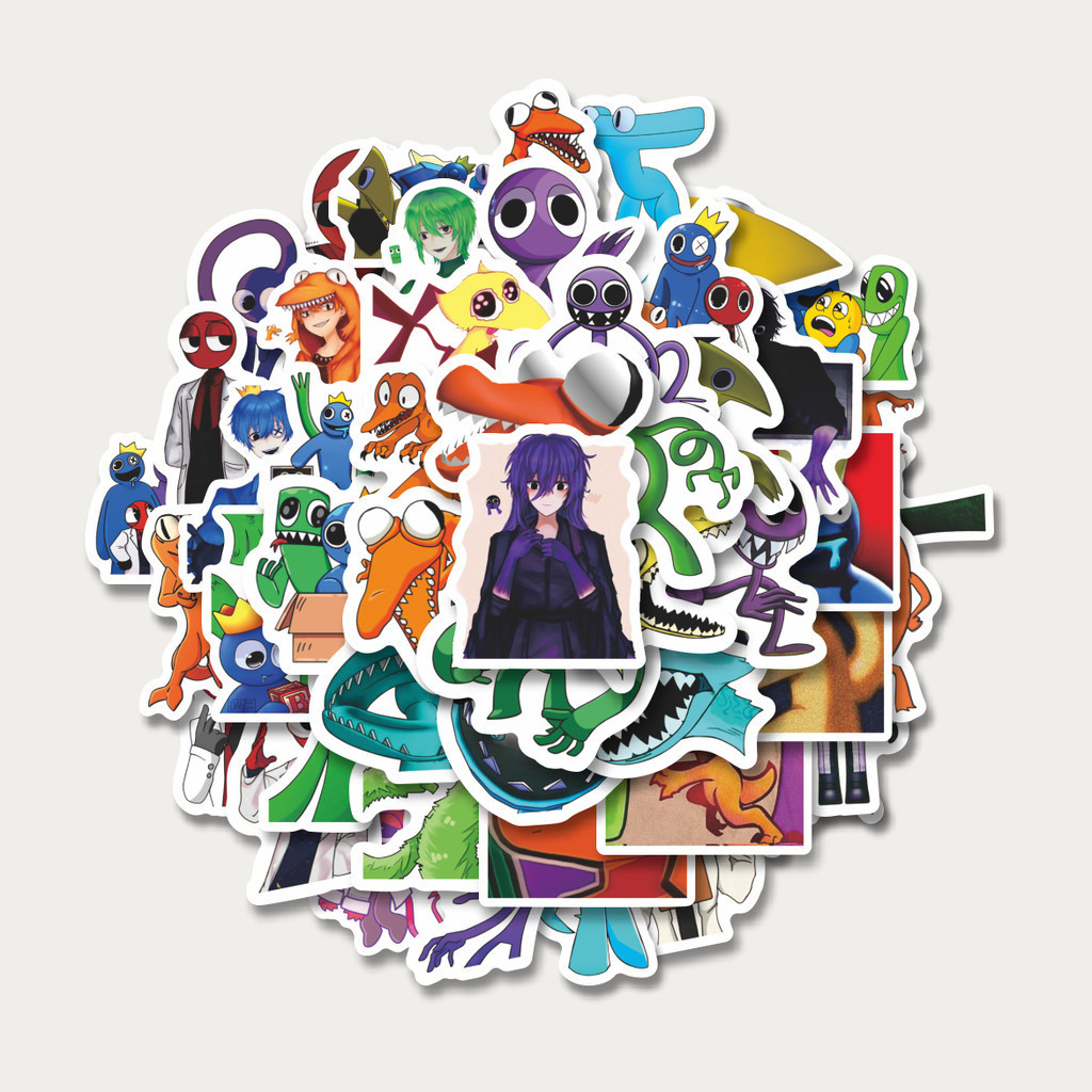 Sticker Pack Rainbow Friends Cartoon Stickers | TUMBLR Sticker | HELMET ...