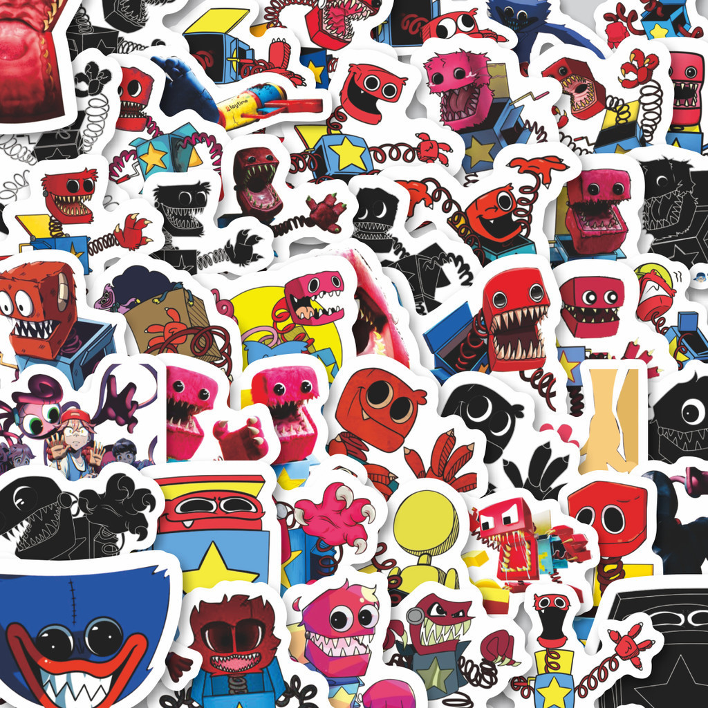 Cutting Pack Stickers 100Pcs Cool Cute Aesthetic Series Boxy Boo ...