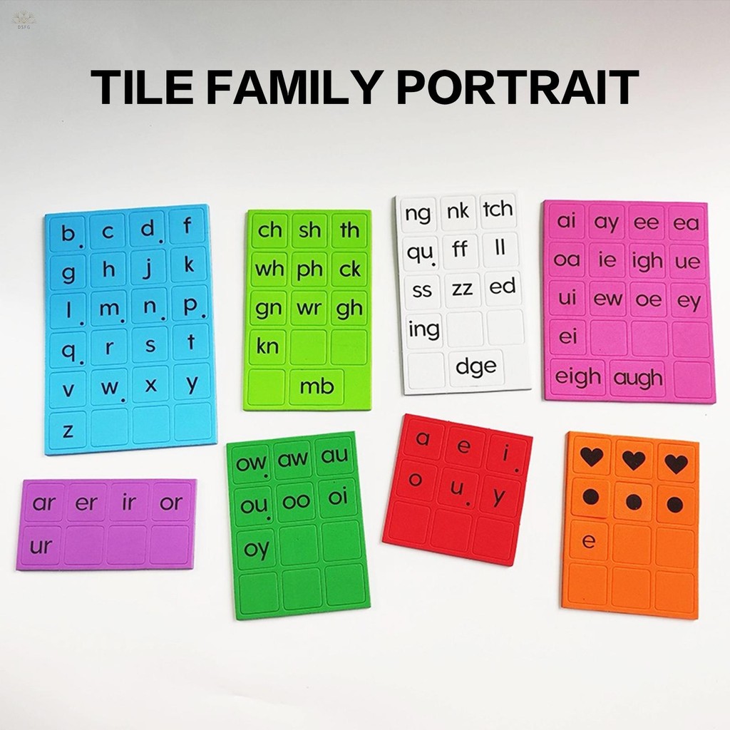 Phonics Word-Building Magnetic Letter Tiles Letter Sounds Phonemic ...