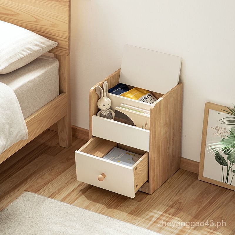 Lin's Home Lin's Wood Industry Bedside Table Small Size Bedside Cabinet ...