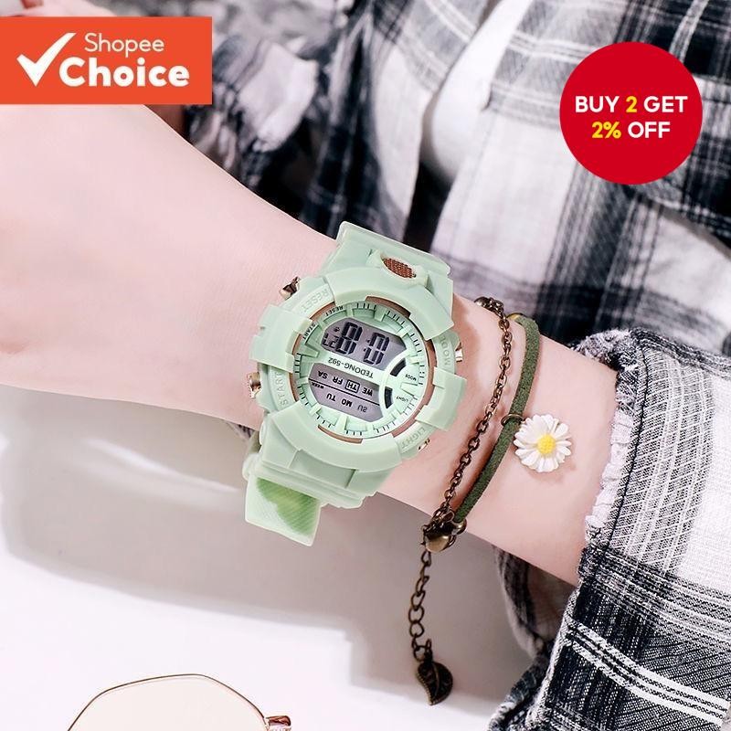 W0095 Korean Macaron Color Waterproof Men's Women's Uni Student Sport ...