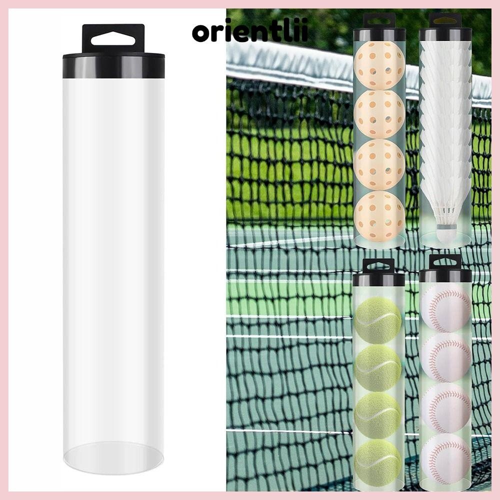 ORIENTLEE Pickleball Storage Box, With Lid Ball Holder, Cylindrical ...