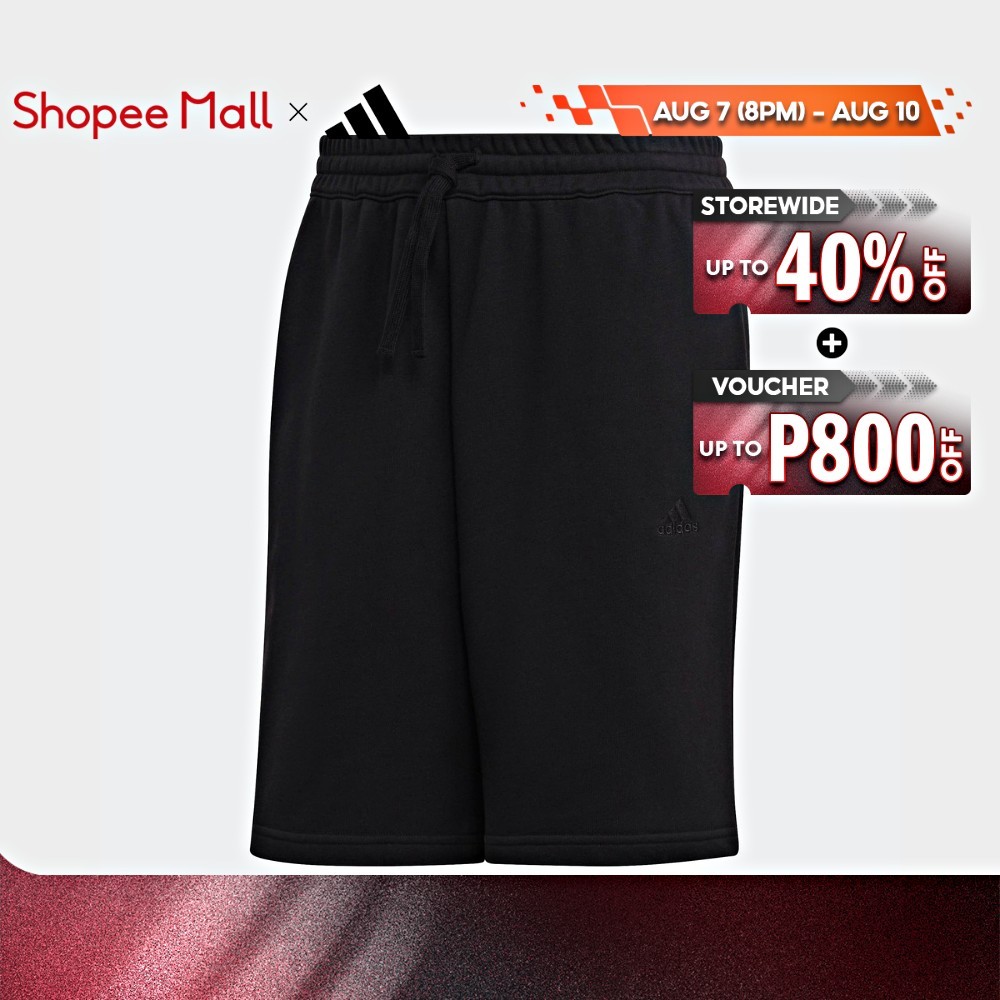adidas Lifestyle ALL SZN French Terry Shorts Men Black IC9756 | Shopee ...