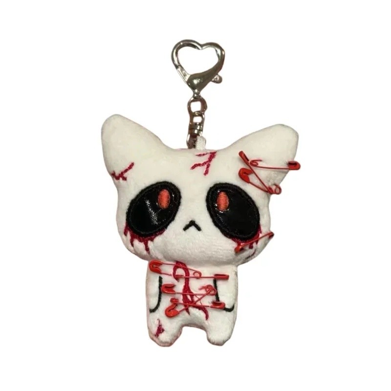 Halloween Horror Plush Keychain Creepy Bloody Monster Doll Goth Bag ...