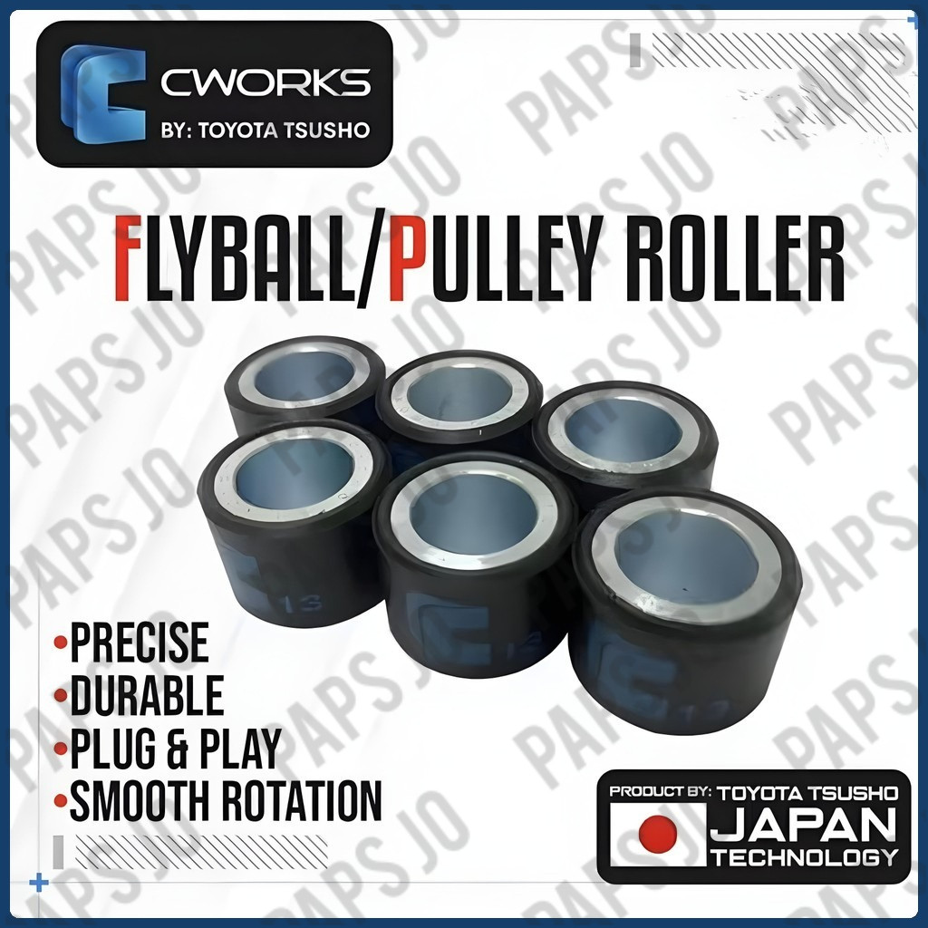 CWORKS ROLLER PULLEY FLYBALL BEAT Fi / GY6 | Shopee Philippines
