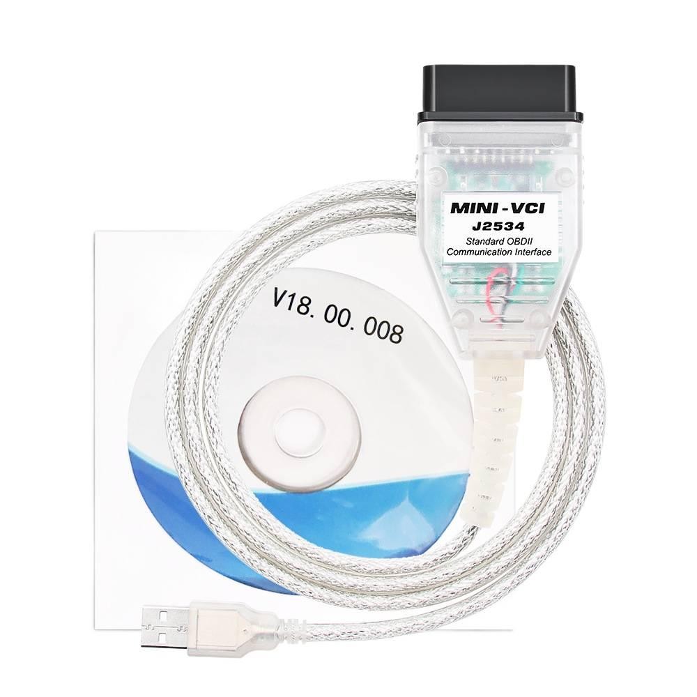 MINI VCI V18 Toyota Car Diagnostic Cable OBD2 USB Interface for ...