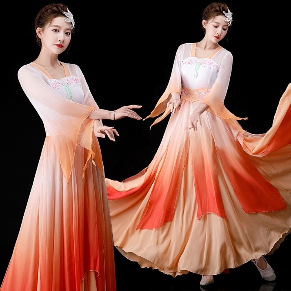 Classical Dance Costume Female Elegant Chinese Style Ancient Costume ...