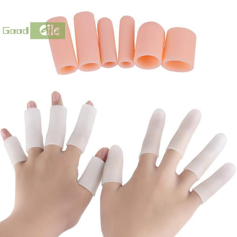 GoodGirl 5pcs silicone gel tube bandage finger toe protector foot pain ...
