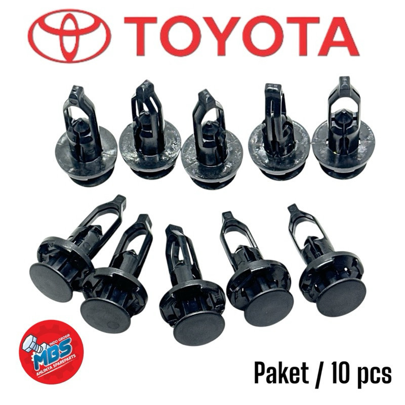 TOYOTA INNOVA BUMPER CLIP BUTTONS - ALTIS - YARIS - FORTUNER HD ...