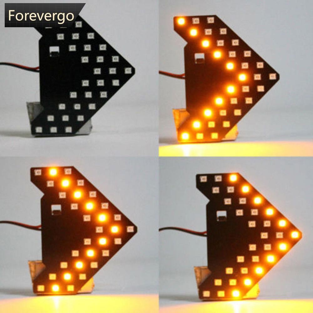 FOREVERGO 1Pc 33SMD LED Arrows Panel Car Side Mirror Turn Signal Light ...