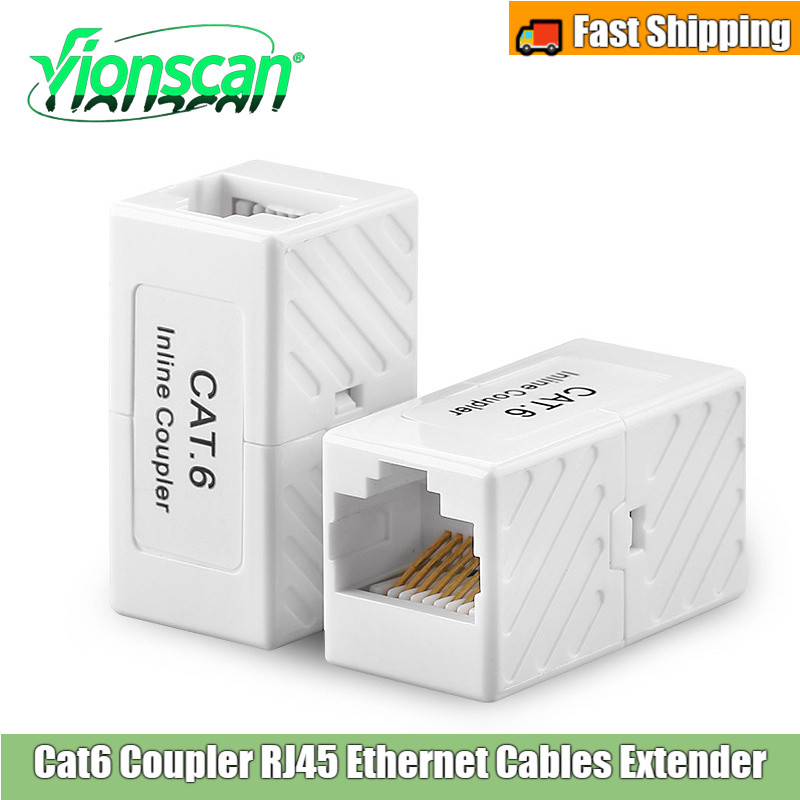 Vionscan Cat6 Coupler RJ45, Ethernet Coupler, Ethernet Cables Extender ...