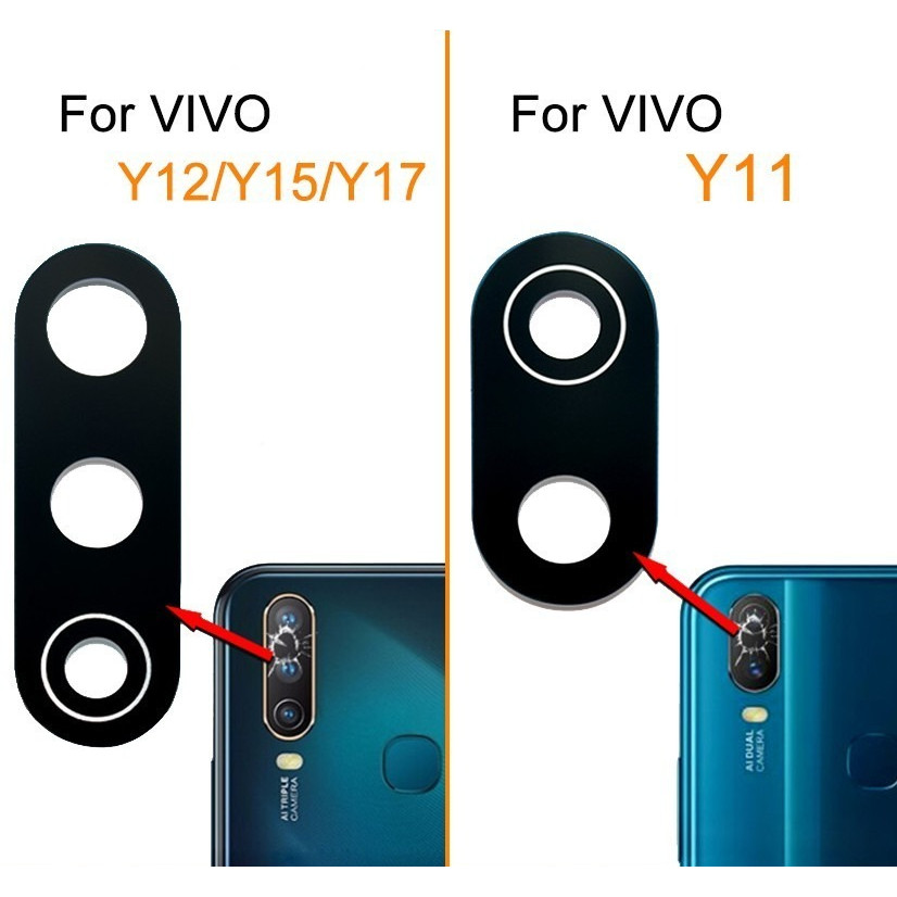 For VIVO Y11 Y12 Y15 Y17 Y19 rear back Rear Camera Glass Lens Cover ...