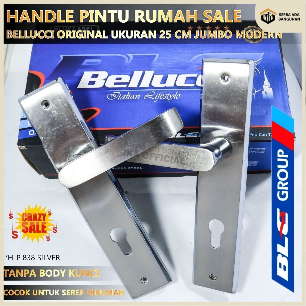 SAB CRAZY Original Bellucci Large Door Lock Large Handle Bellucci ...