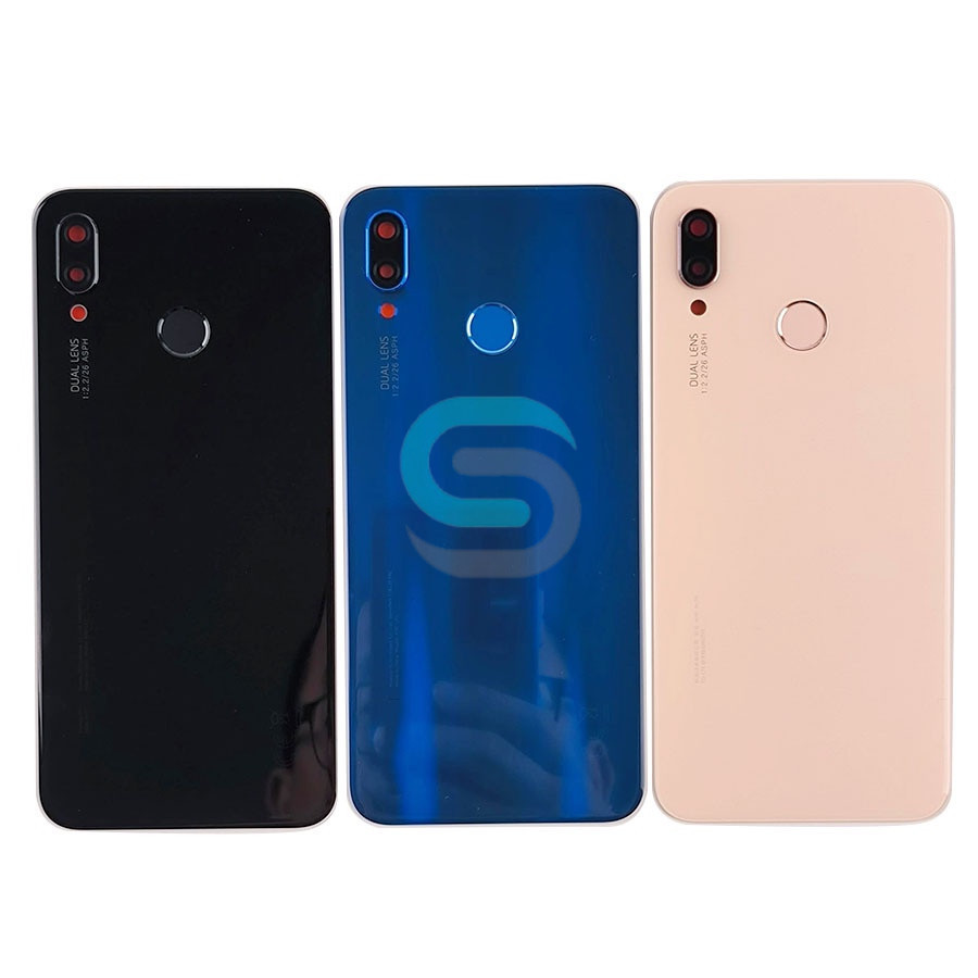 For Huawei P20 Lite Battery Cover Back Glass Door Housing Nova 3e P20lite Rear Case | Shopee ...