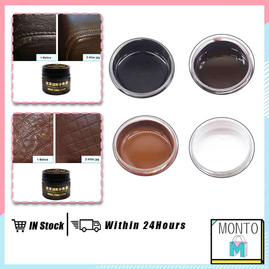 Leather Color Restorer 4Colors Leather Recoloring Balm Leather Color ...