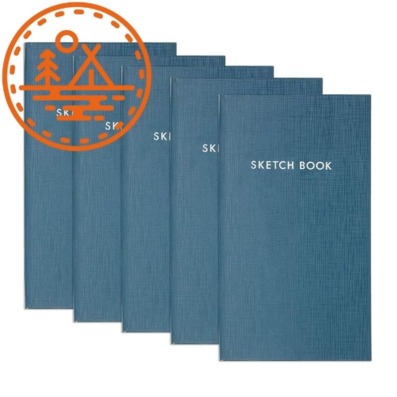 KOKUYO Note Outdoor Sketch 3mm grid Greyish Blue 5-book set SE-Y7BX5SET ...