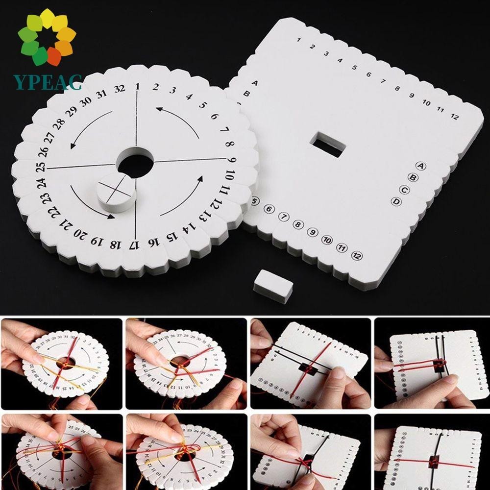 YPEAC Handmade Tool DIY Braided Plate Braiding Disc/Disk Kumihimo Rope ...
