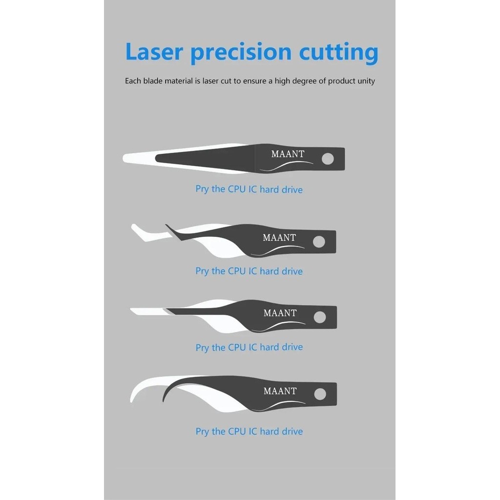 MaAnt MY-102 Multifunctional Glue Removal Knife Elastic Blade Cut Off ...