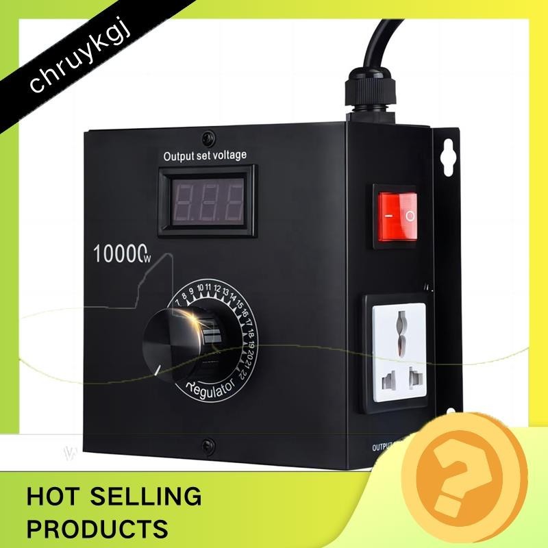 chruykgj 10000W AC Variable Speed Controller 120V-220V 15A, Fan Speed ...