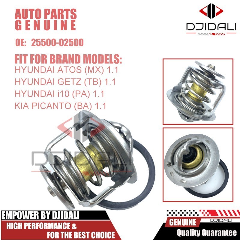 THERMOSTAT VALVE HYUNDAI GETZ i10 1.1 / KIA PICANTO 1.1/ HYUNDAI ATOS 1 ...