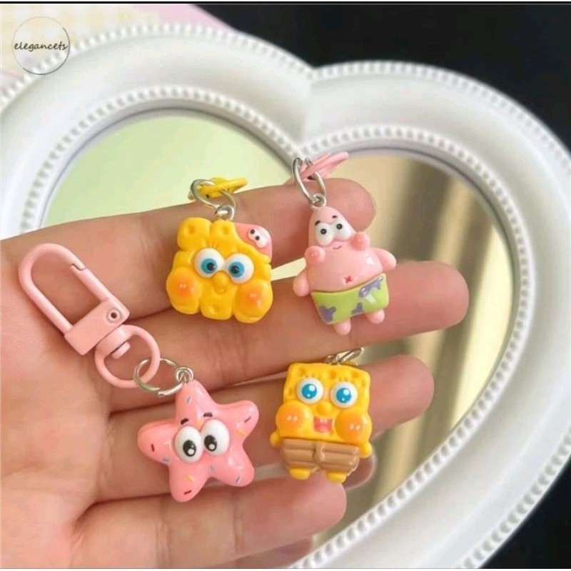 GANTUNGAN Mini Spongebob Patrick Keychain Accessories / Patrick ...