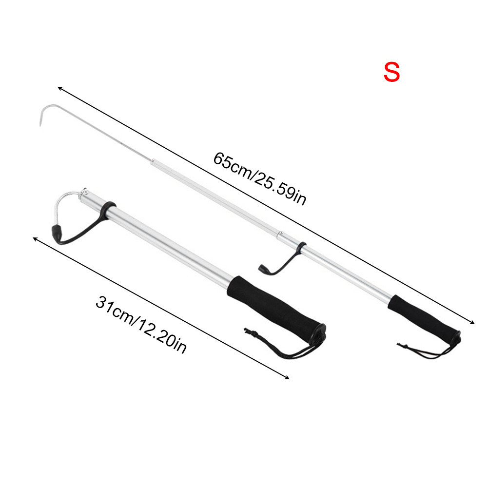 Ice Fishing Spear Hook Metal Portable Fish Gaff for Outdoor Sea Boat ...