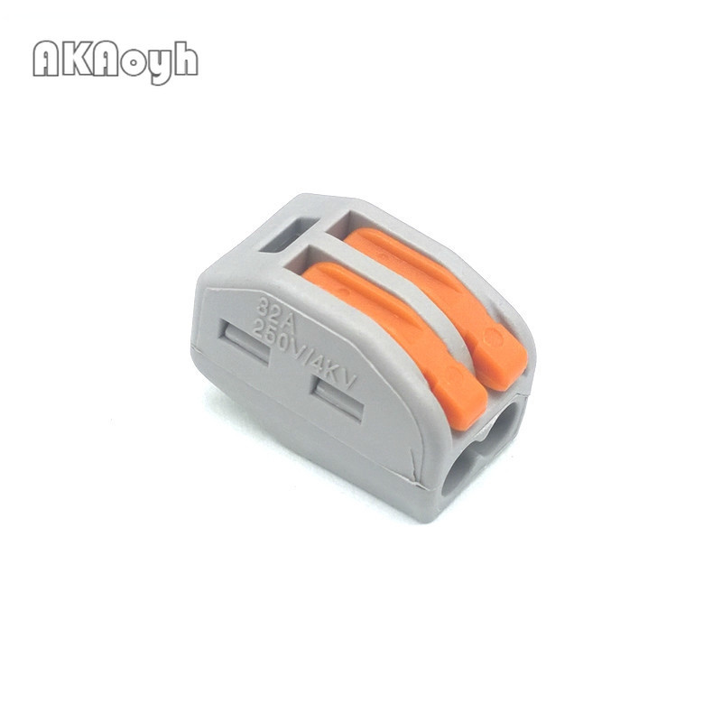 PCT-212 Universal Compact Wire Wiring Connector 2 Pin Conductor ...